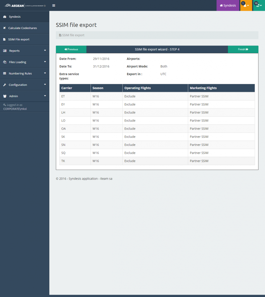 SYNDESIS - Codeshare Management System - aviBright
