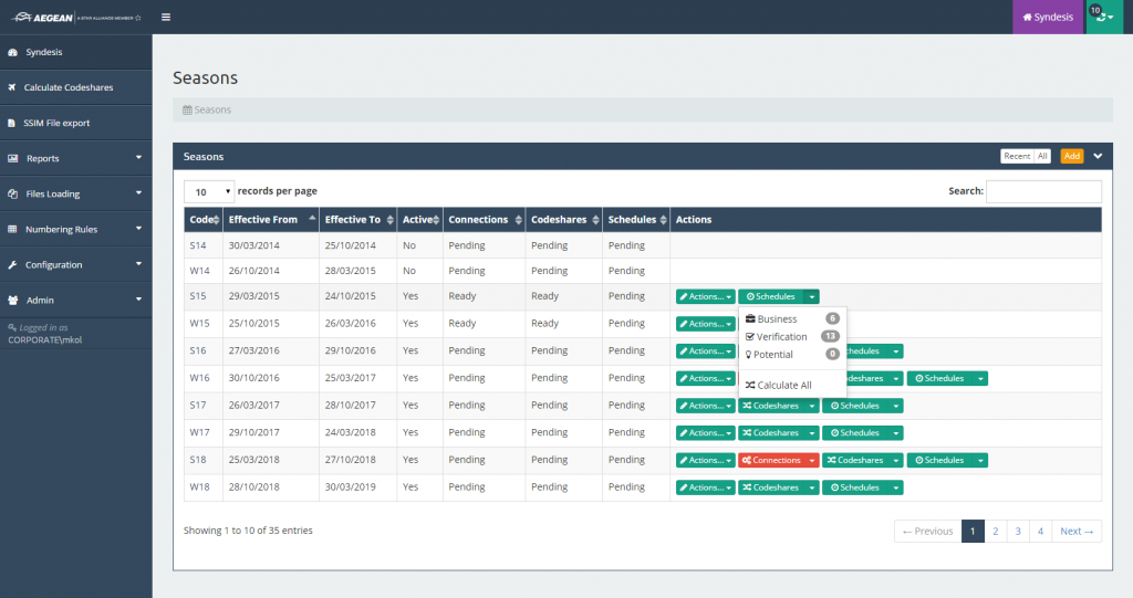 SYNDESIS - Codeshare Management System - aviBright
